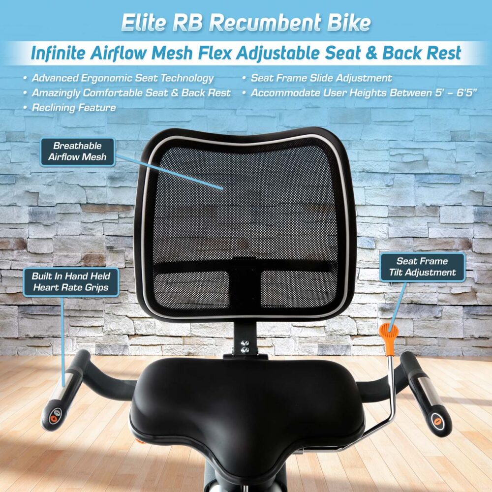 Elite RB X Recumbent Bike - 3G Cardio