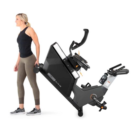 Elite RB Recumbent Bike has small footprint, fits neatly into home gyms