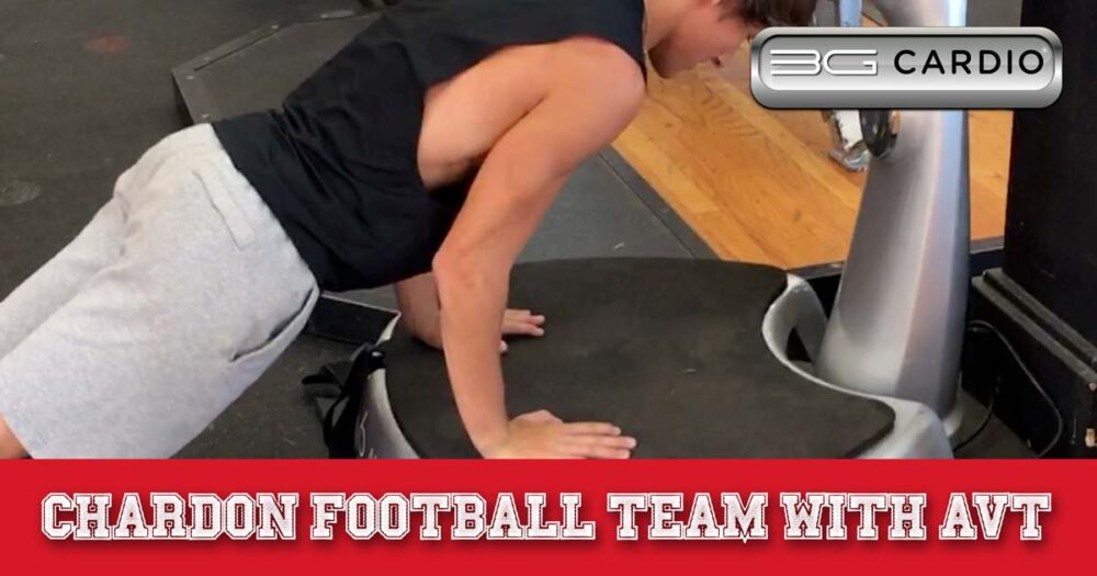 6 AVT Vibration Machine - Chardon High football team’s stretching program