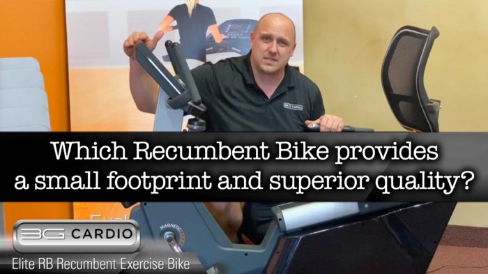 What makes the Compact Elite Recumbent Bike so space friendly?