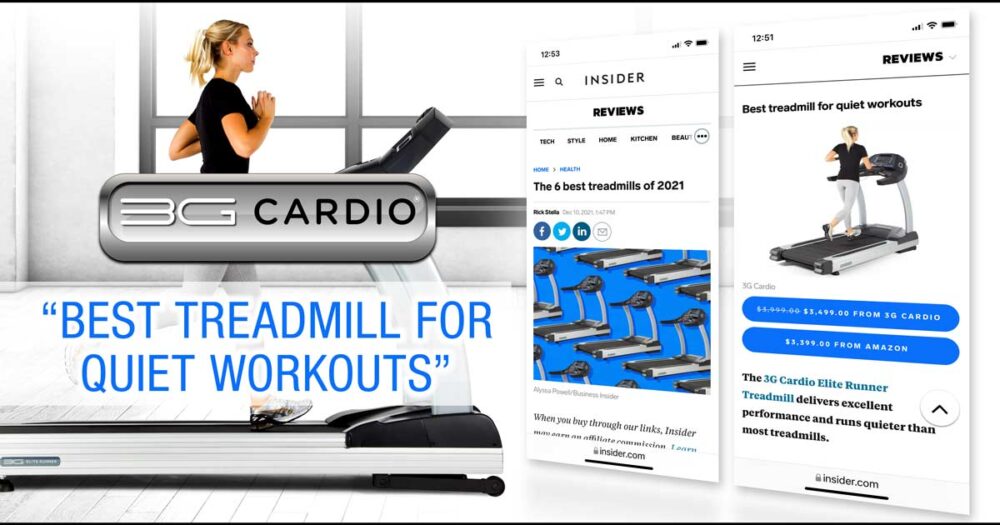 Elite Runner named Best Treadmill for Quiet Workouts by Business Insider
