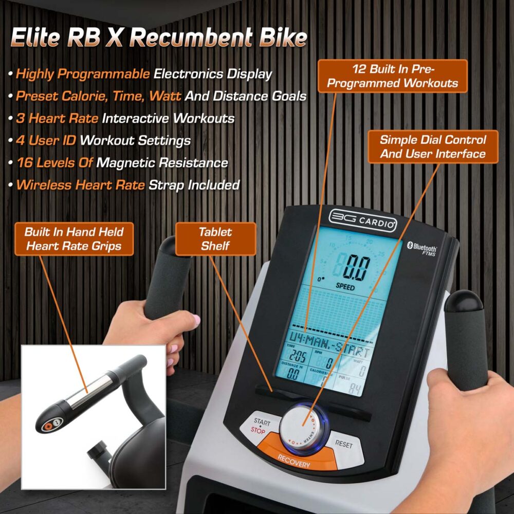 3G Cardio | New and improved 3G Cardio Elite RB X Recumbent Bike is a ...