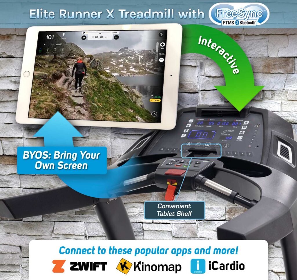 Elite Runner Treadmill by 3G Cardio - Marathon Runner's Treadmill