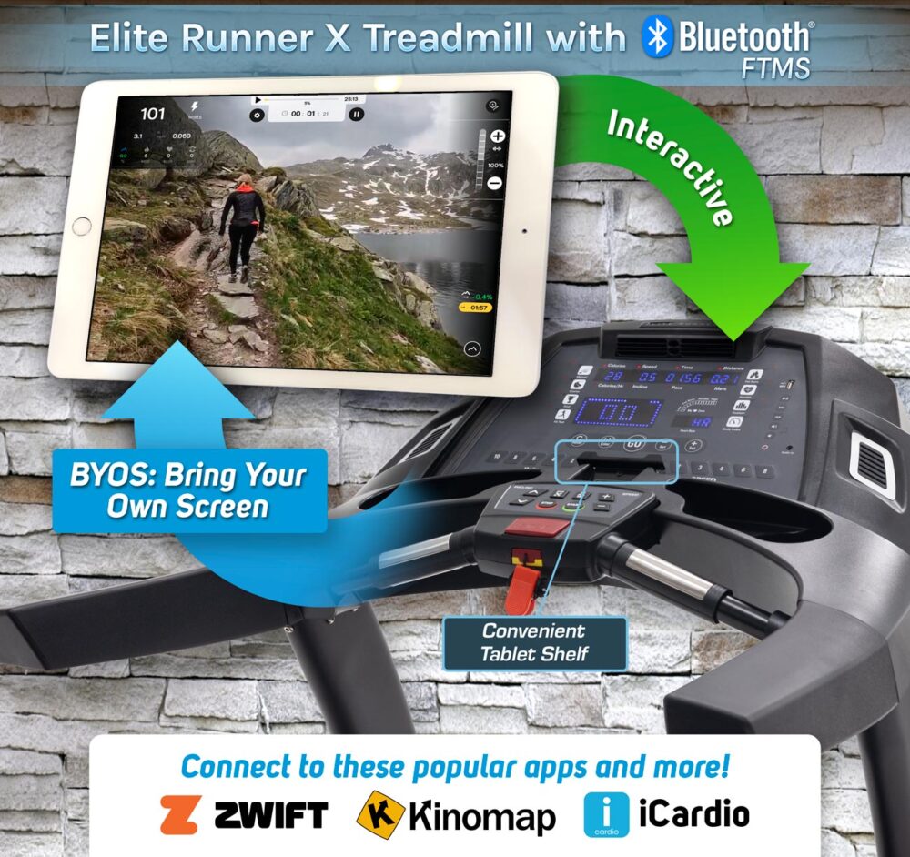 Elite Runner Treadmill by 3G Cardio - Marathon Runner's Treadmill